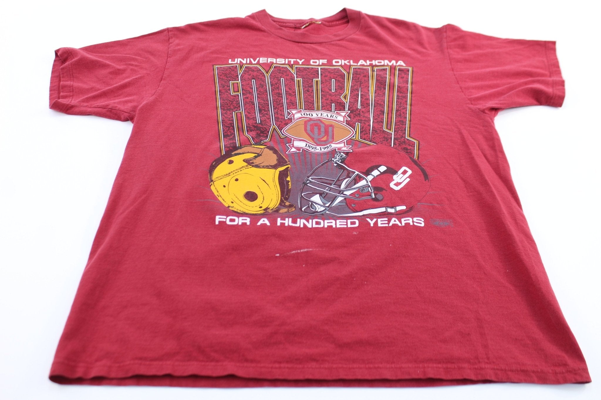 1995 University of Oklahoma Football Graphic T-Shirt – ThriftedThreads.com