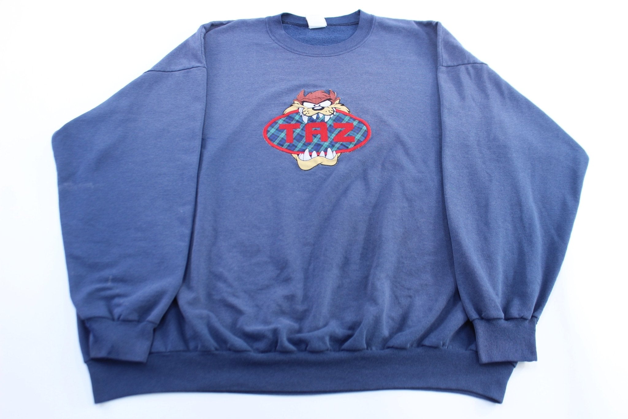 1997 Warner Bros Embroidered Taz Sweatshirt – ThriftedThreads.com