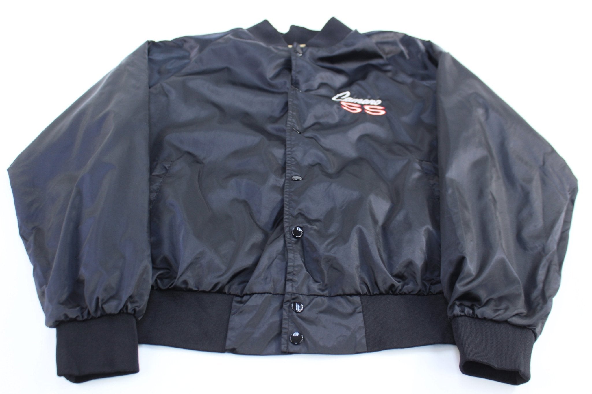80's Chevrolet Camaro SS Embroidered Bomber Jacket – ThriftedThreads.com