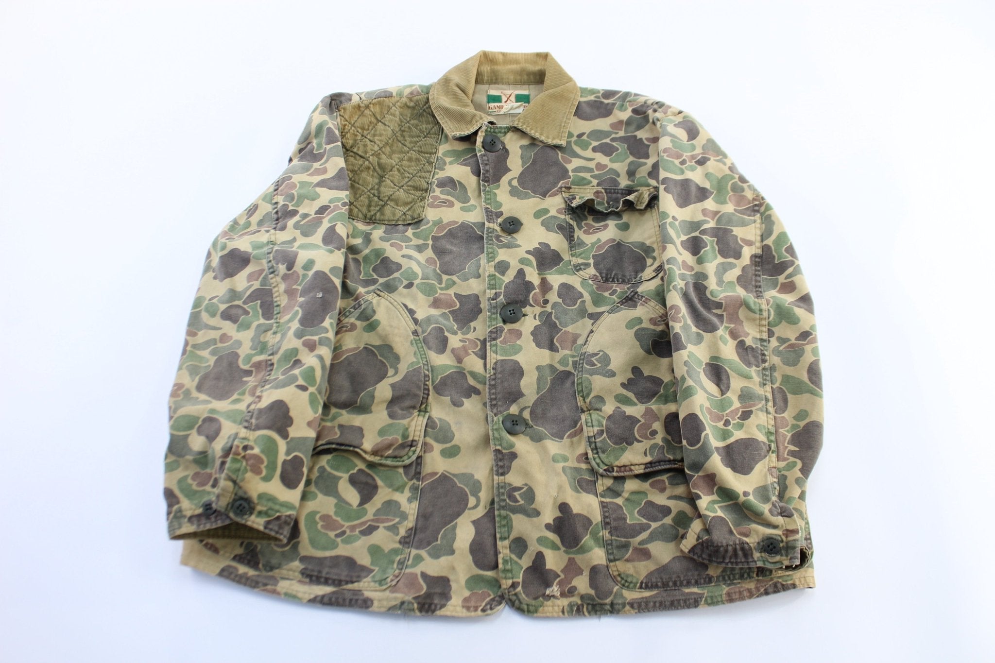80's Game Winner Camo Jacket – ThriftedThreads.com
