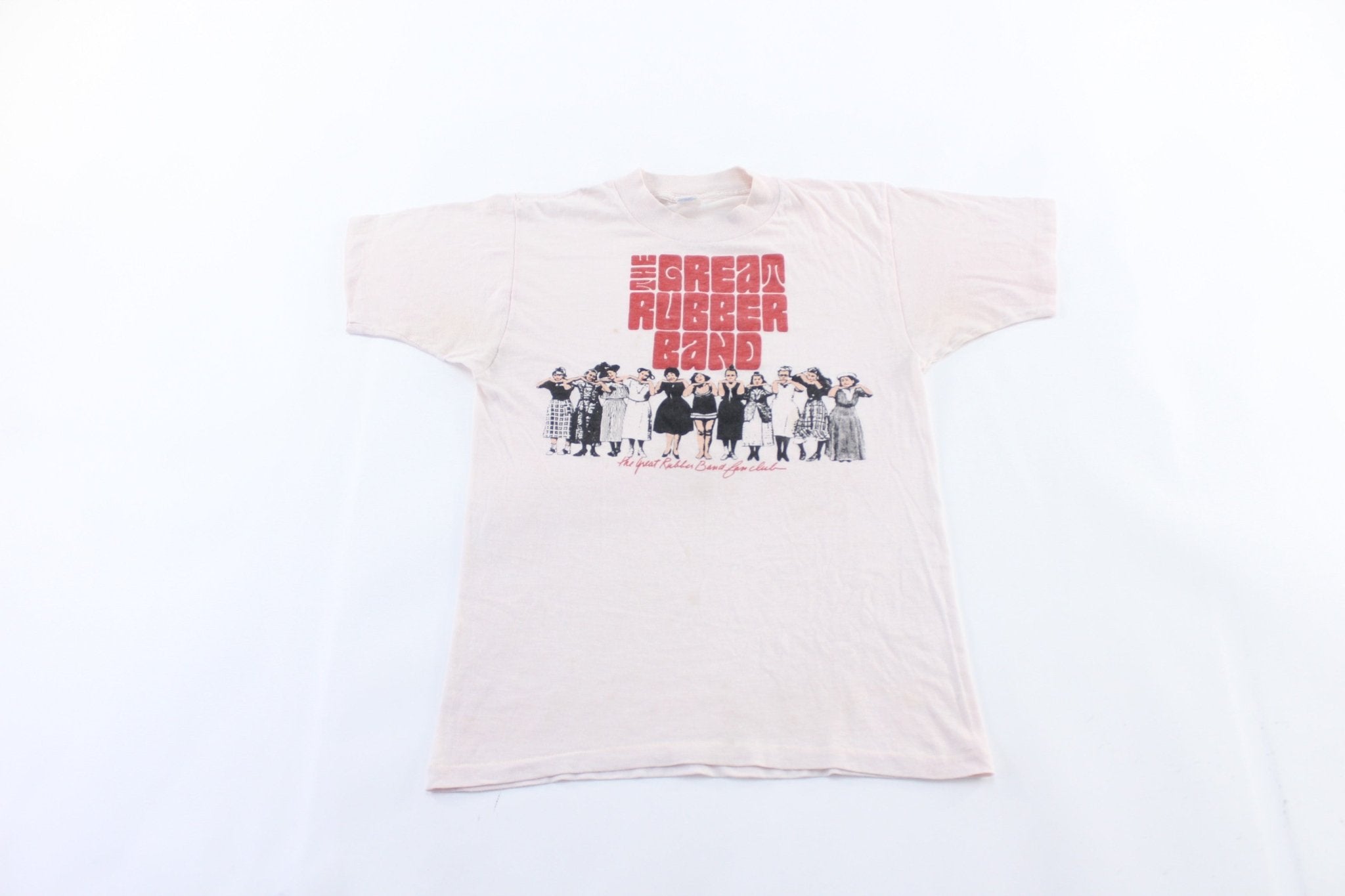 80's The Great Rubber Band Fan Club T-Shirt – ThriftedThreads.com