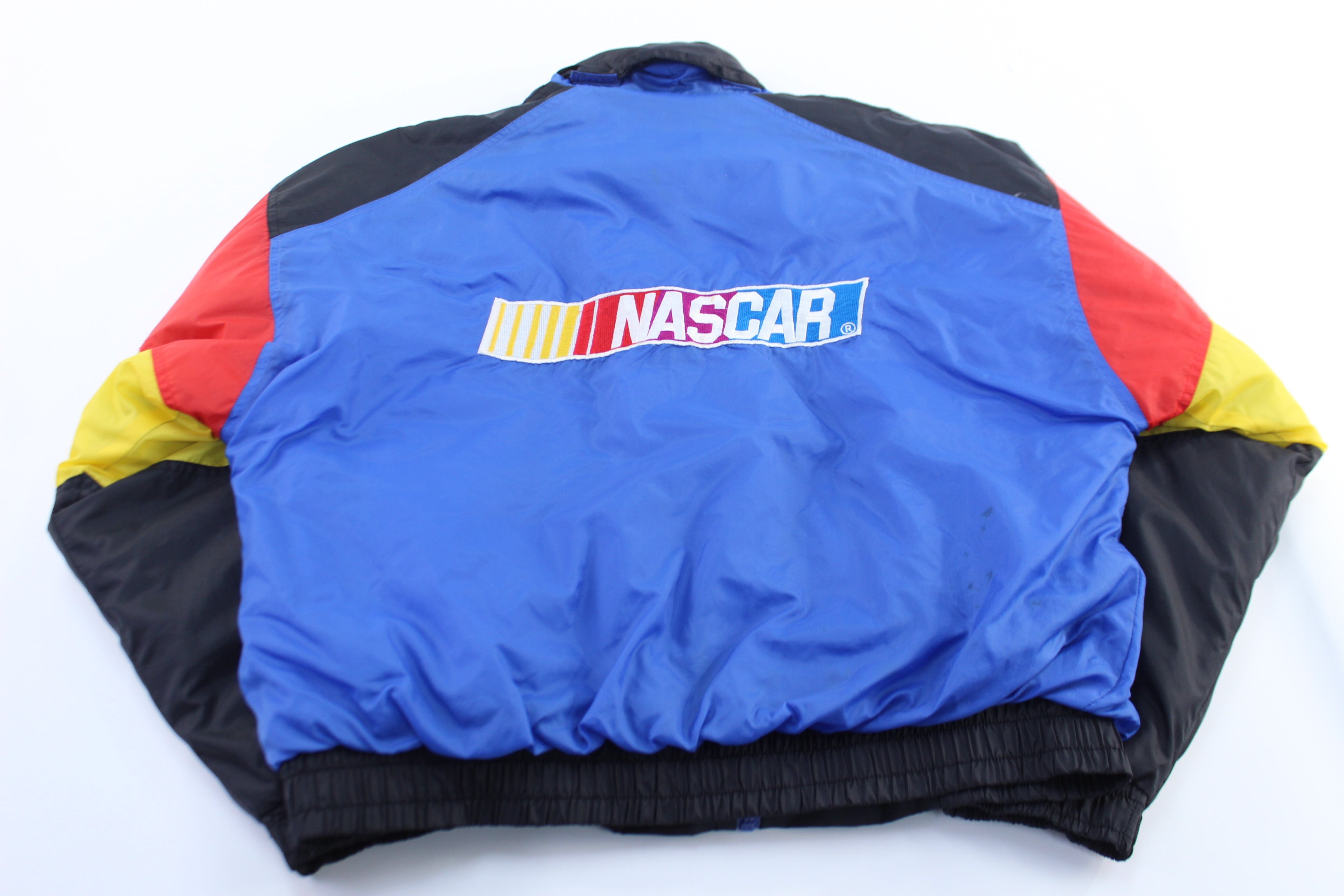 Nascar Embroidered Colorblock Racing Jacket – ThriftedThreads.com