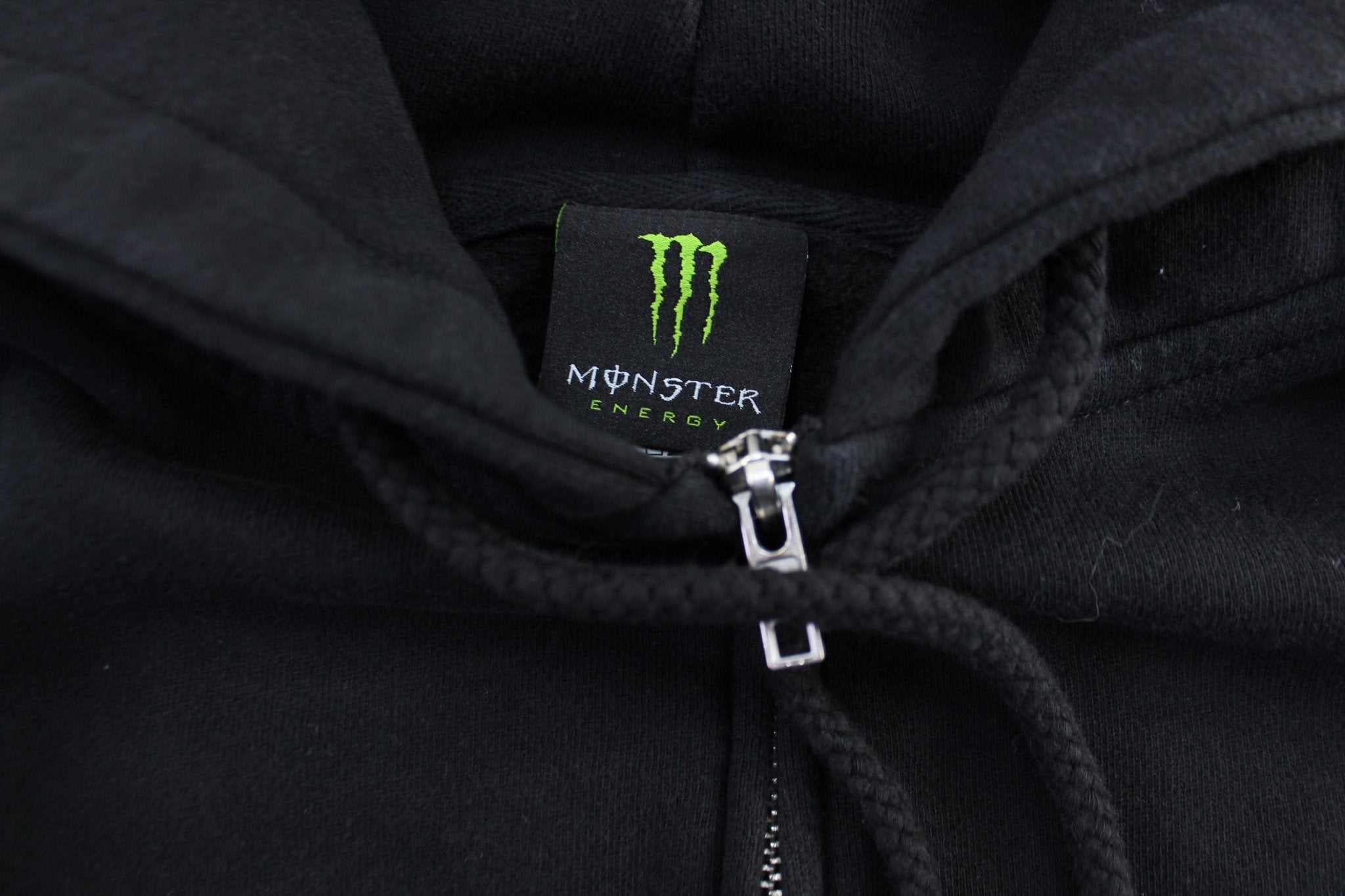 Monster Energy Black Zip Up Hoodie – ThriftedThreads.com