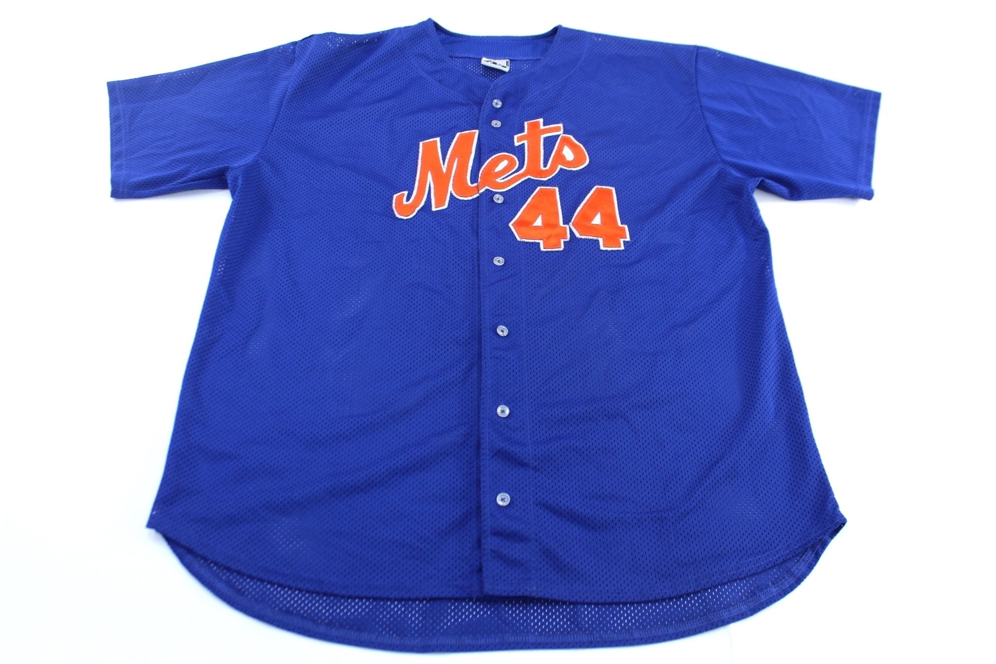 New York Mets Embroidered #44 Baseball Jersey – ThriftedThreads.com