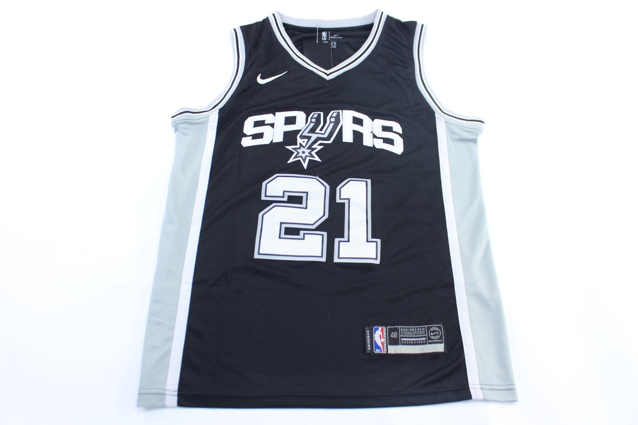Nike Embroidered Logo San Antonio Spurs Tim Duncan Basketball Jersey ...