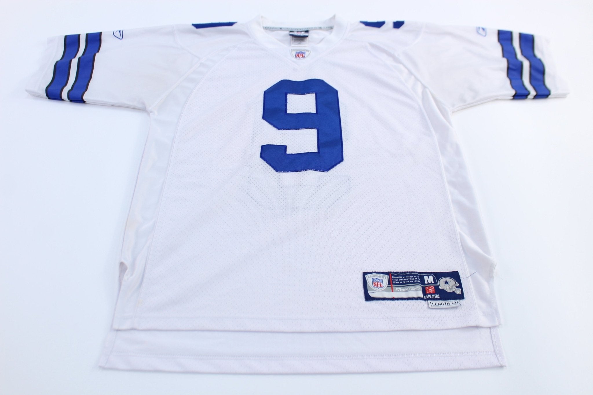 Reebok Logo Dallas Cowboys Tony Romo Football Jersey – ThriftedThreads.com