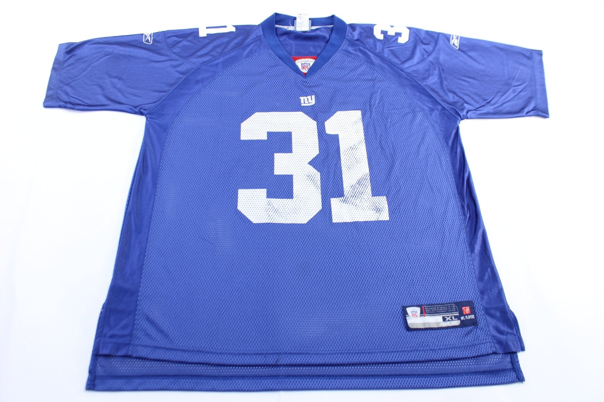 Reebok Logo New York Giants Aaron Ross Football Jersey ...