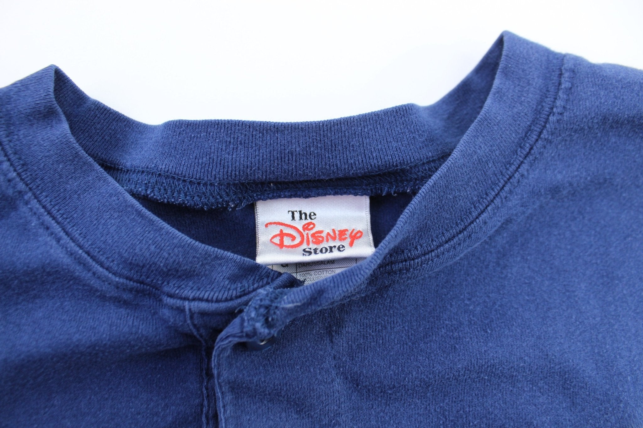 The Disney Store Embroidered Mickey Mouse Henley T-Shirt ...