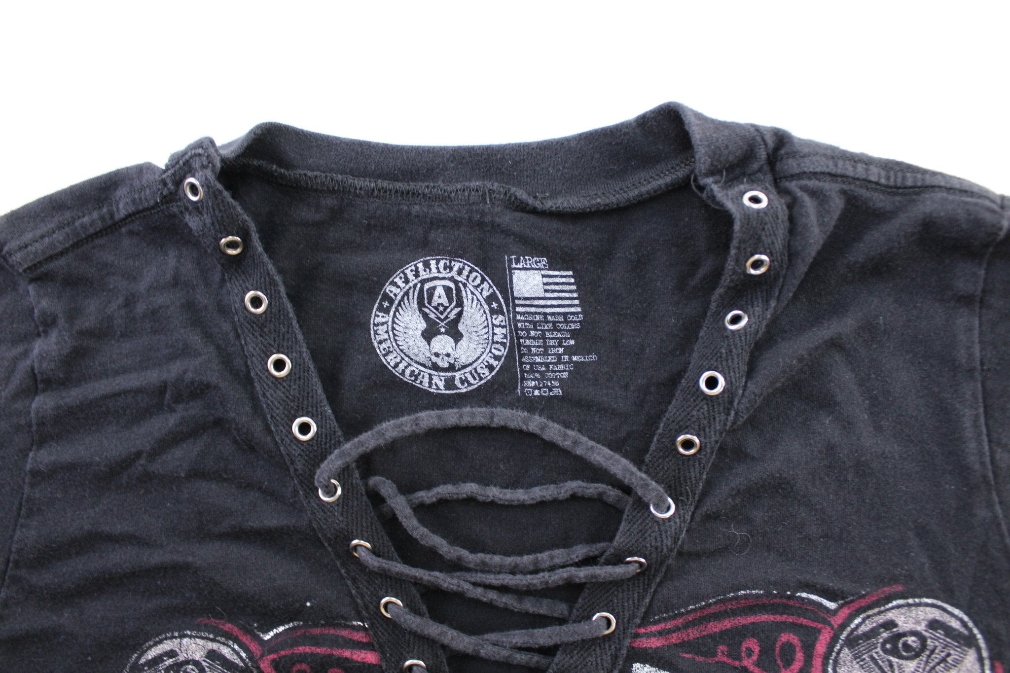 Women's Y2K Affliction Live Fast T-Shirt – ThriftedThreads.com