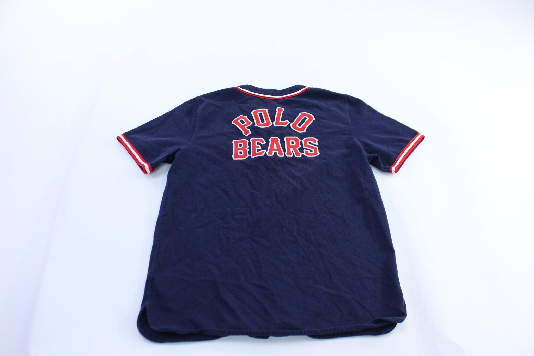 Youth Polo by Ralph Lauren Embroidered Polo Bears Baseball Jersey ...