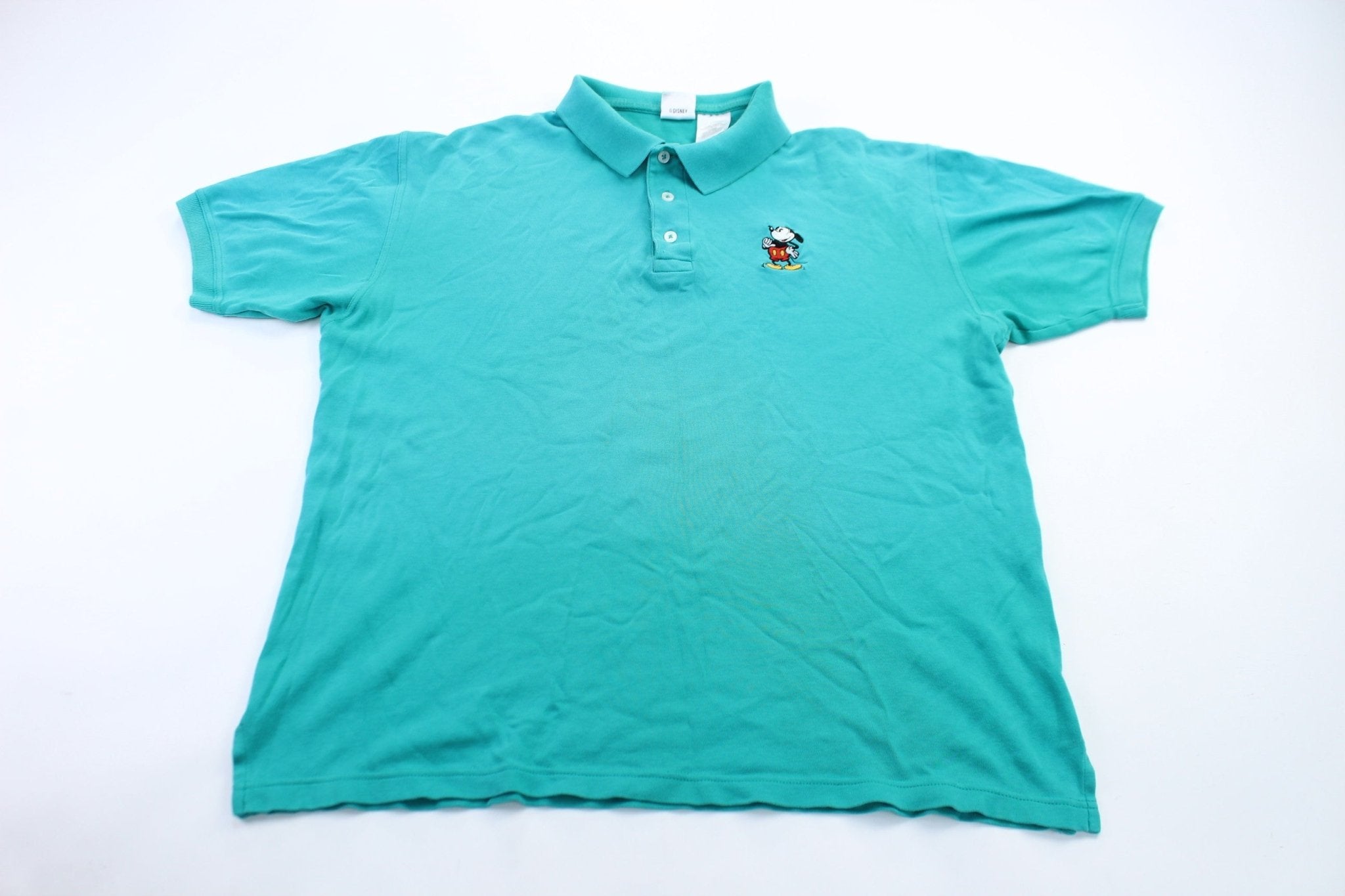 The Disney Store Embroidered Mickey Mouse Button Up – ThriftedThreads.com